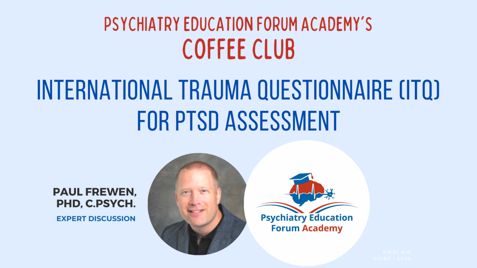[Journal Club 13 + Coffee Club]: International Trauma Questionnaire ...